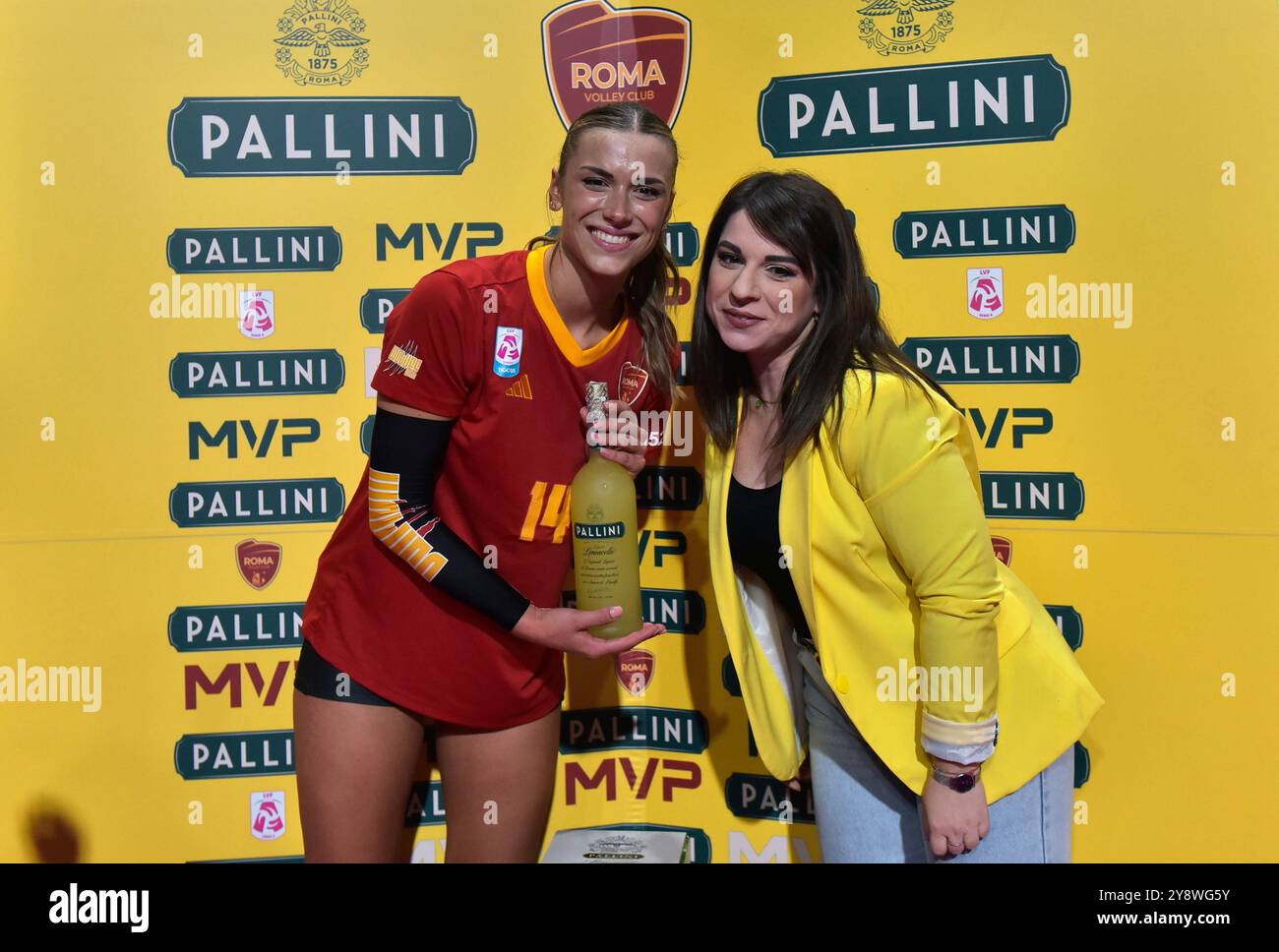 Giorgia Zannoni of Roma Volley best player of the match between Roma ...