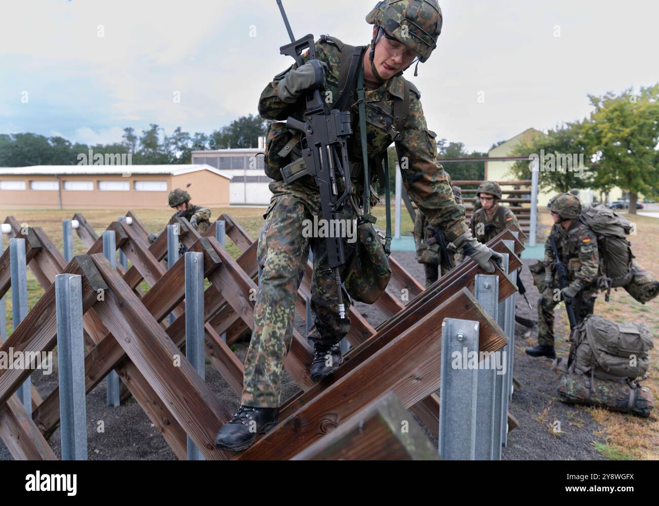 DEU , DEUTSCHLAND : Grundausbildung beim Luftwaffenausbildungsbataillon ...