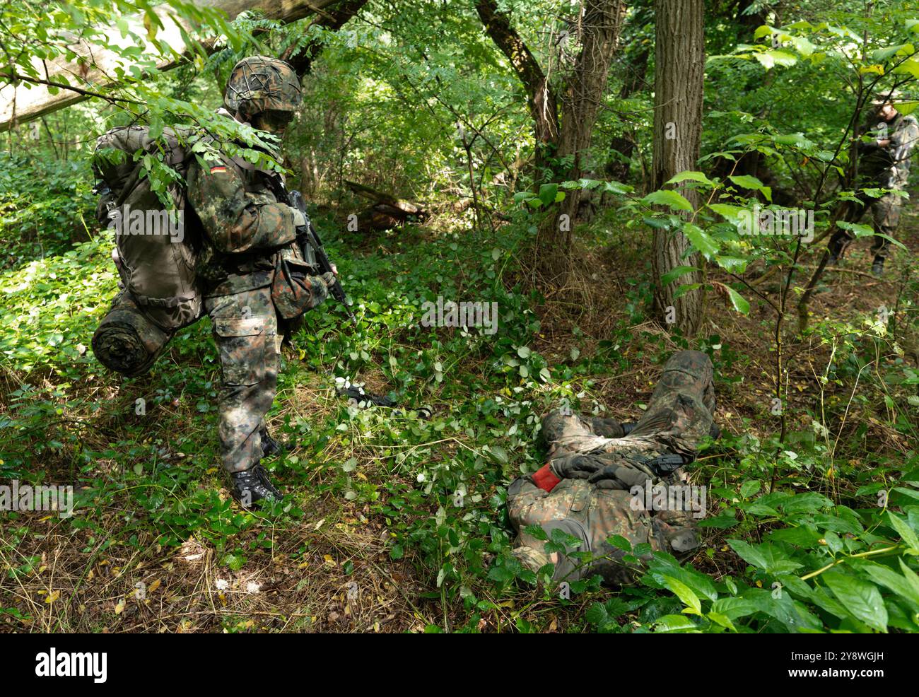 DEU , DEUTSCHLAND : Grundausbildung beim Luftwaffenausbildungsbataillon ...