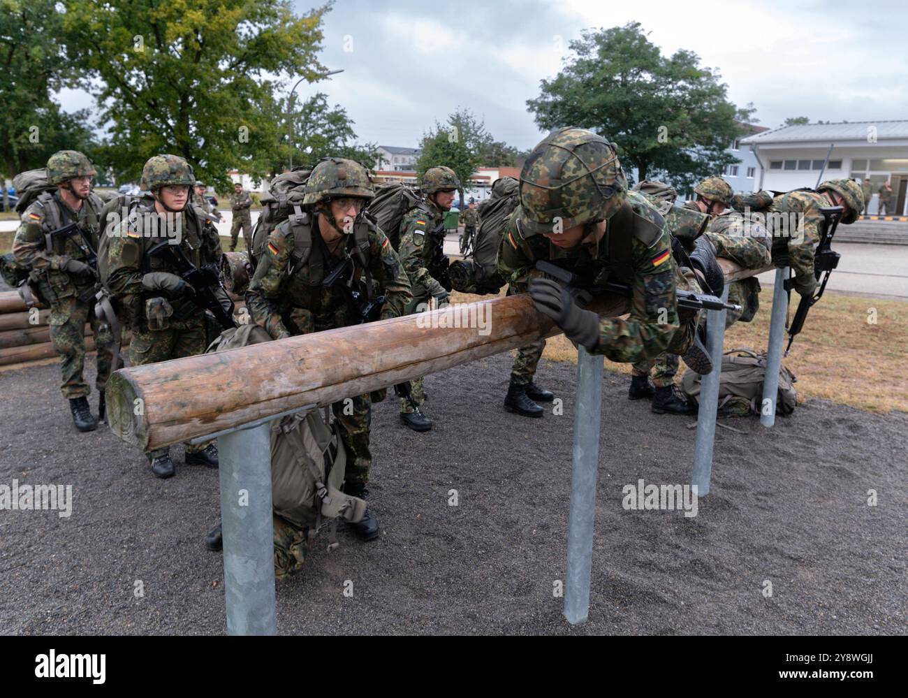 DEU , DEUTSCHLAND : Grundausbildung beim Luftwaffenausbildungsbataillon ...