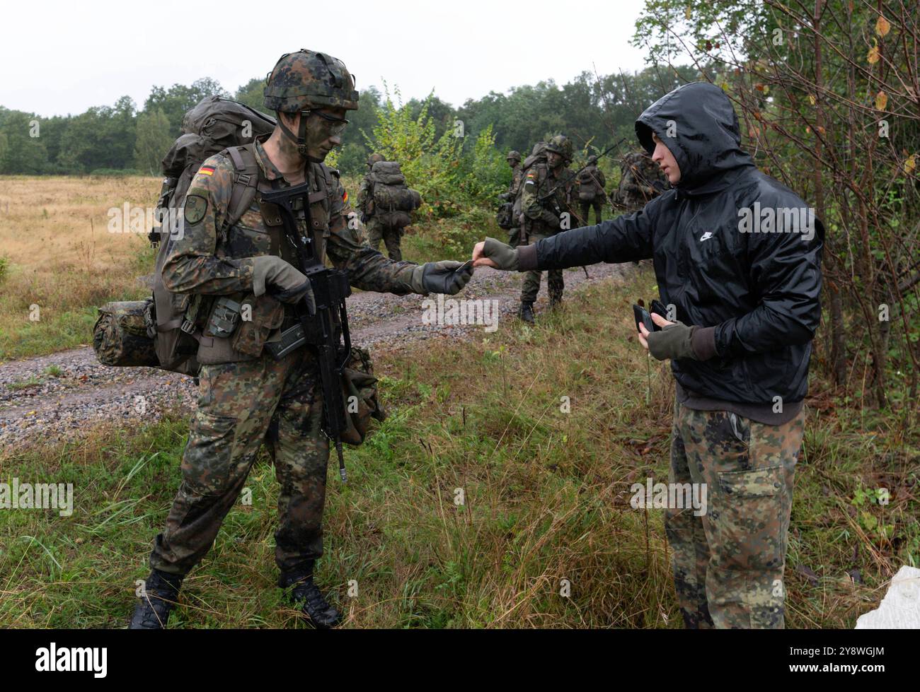 DEU , DEUTSCHLAND : Grundausbildung beim Luftwaffenausbildungsbataillon ...