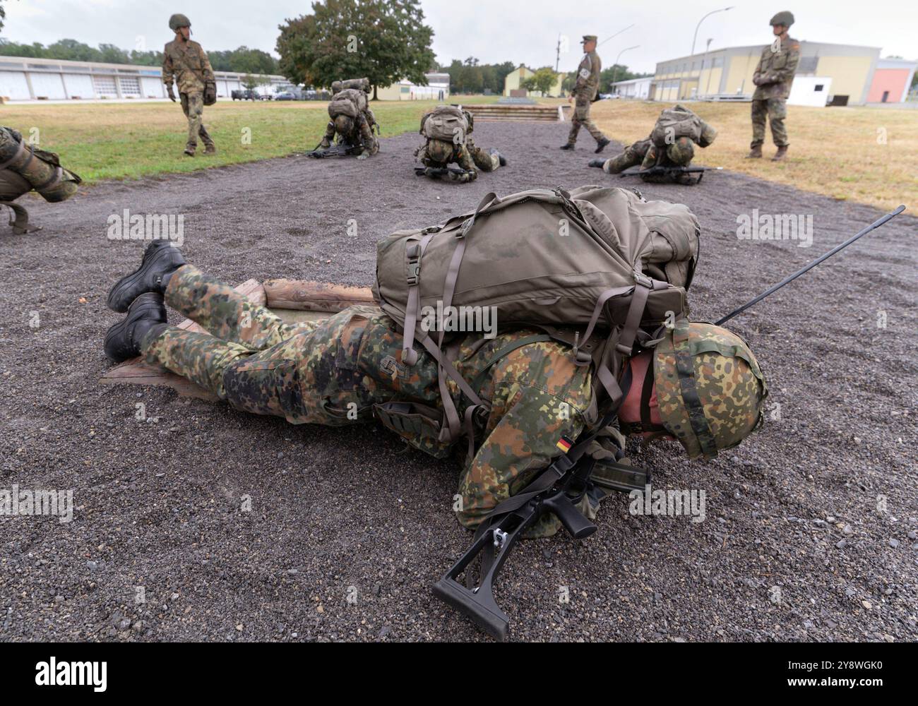 DEU , DEUTSCHLAND : Grundausbildung beim Luftwaffenausbildungsbataillon ...