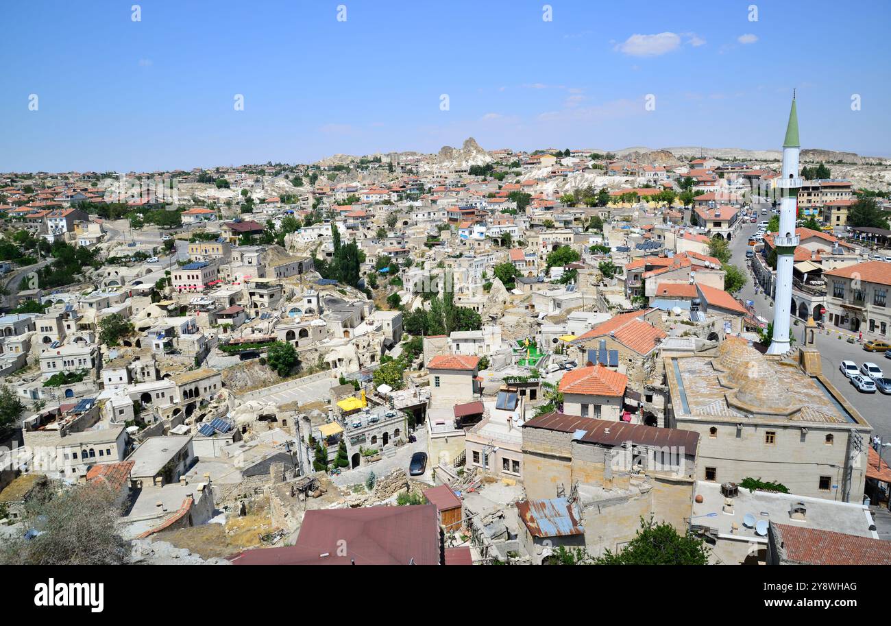 A view from the Cappadocia region in Nevsehir, Turkey Stock Photo - Alamy