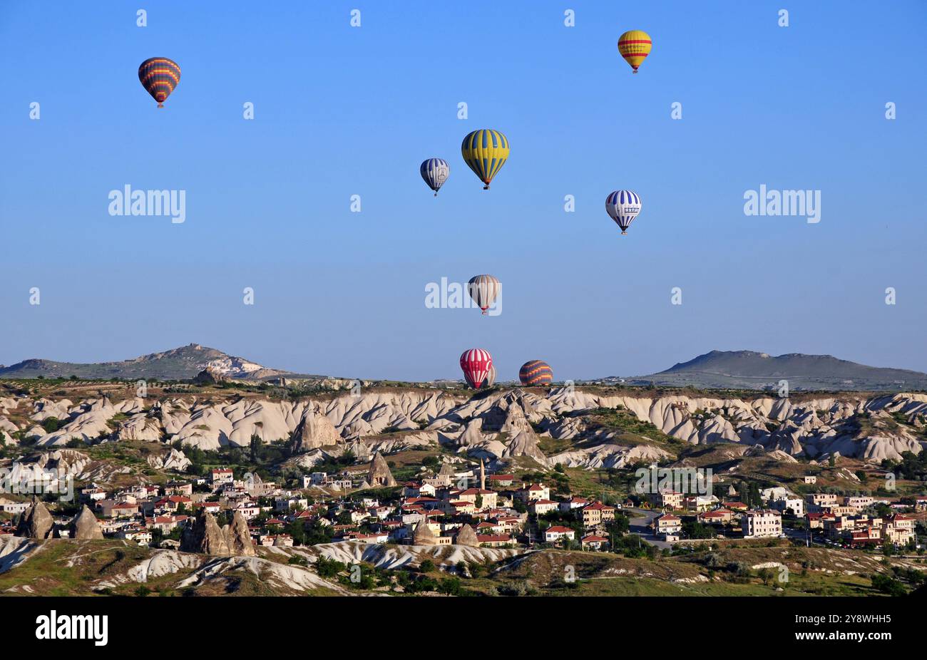 A view from balloons flying in Cappadocia, Turkey Stock Photo - Alamy