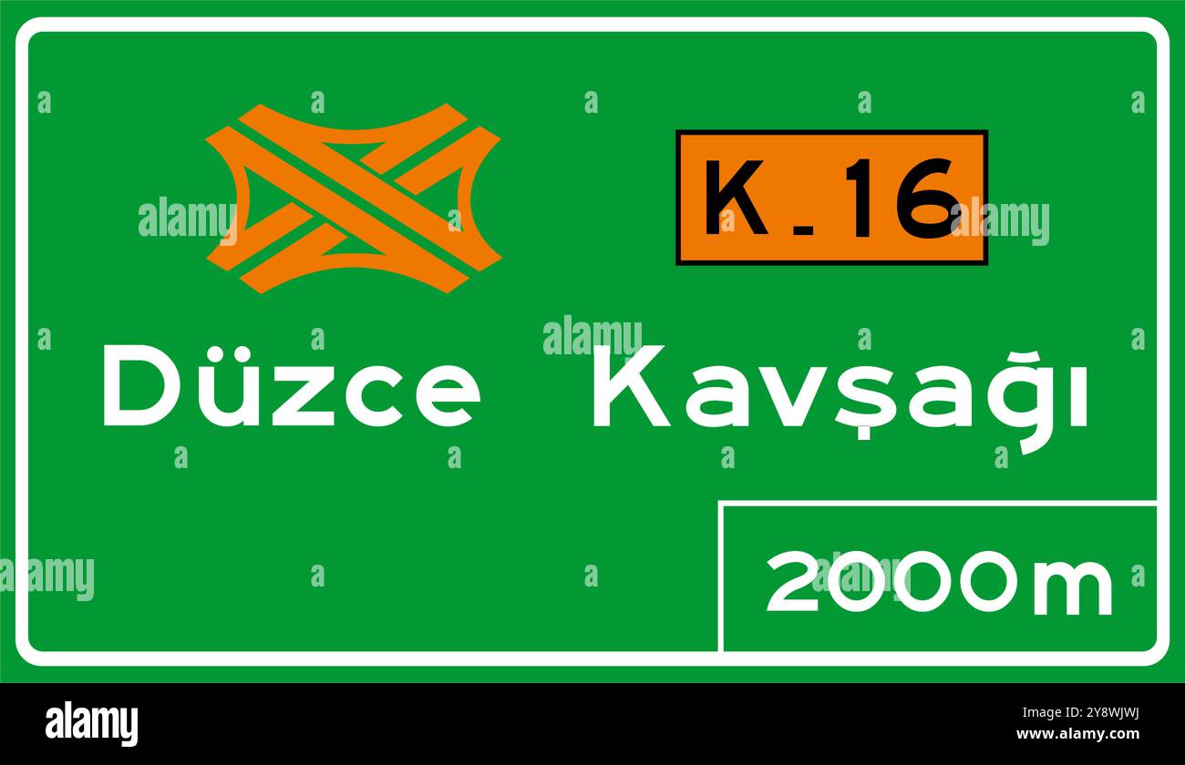 Otoyol isaretleri hi-res stock photography and images - Alamy