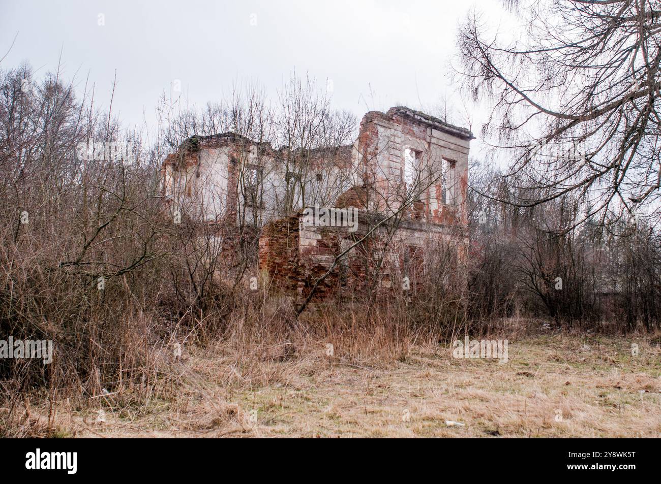 Abandoned Elegance: The Haunting Beauty of a Derelict Stone Manor in ...