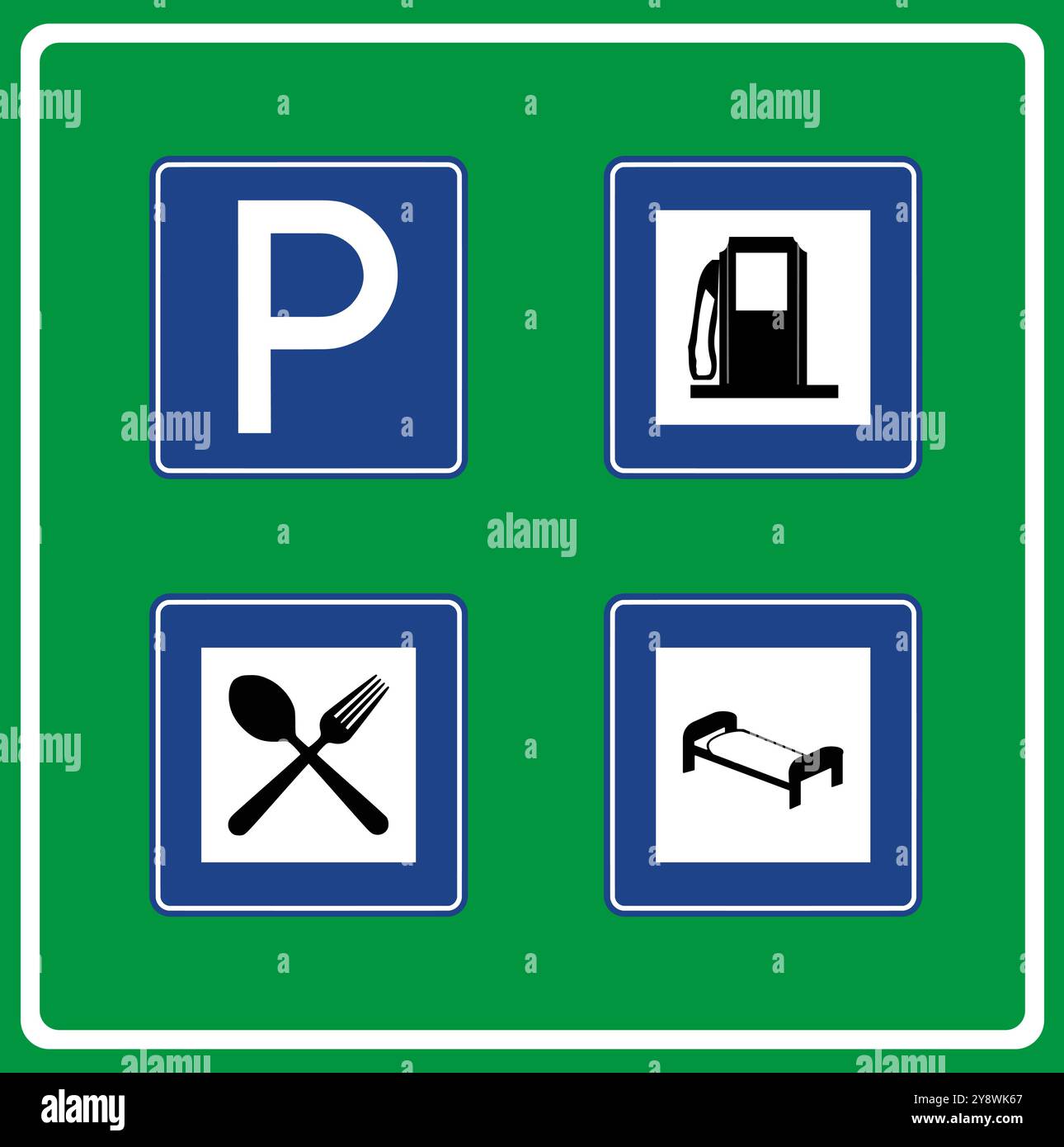 Service area sign, Highway Signs, Highway Standard Traffic Signs Turkey ... Service area sign, Highway Signs, Highway Standard Traffic Signs Turkey ...