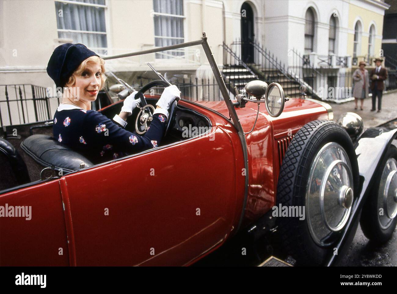 Cheryl Campbell on the set of 'The Seven Dials' LWT production 1980 ...