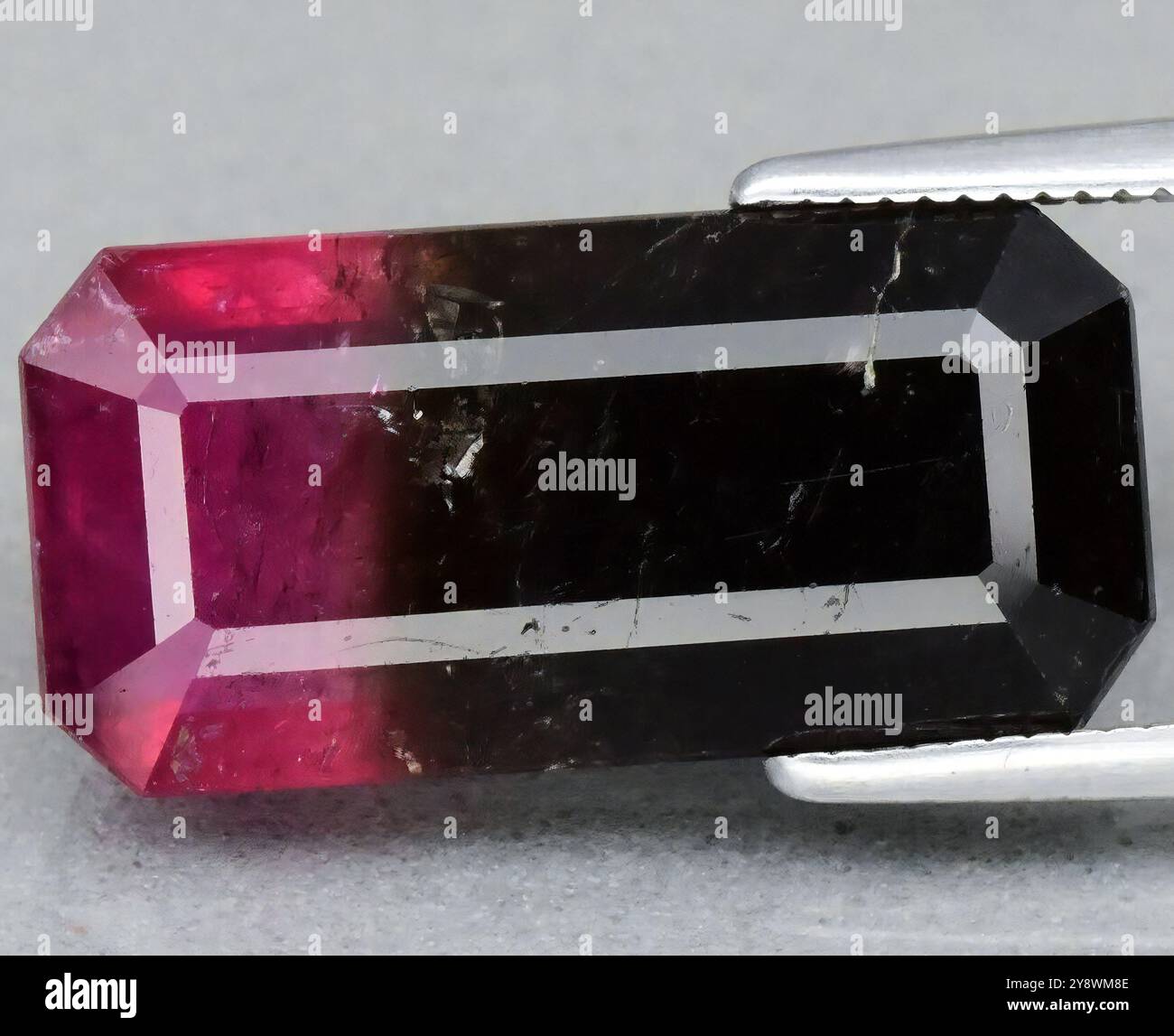 Stunning Tourmaline Gemstone in Elegant Octagonal Cut Displaying Rich ...