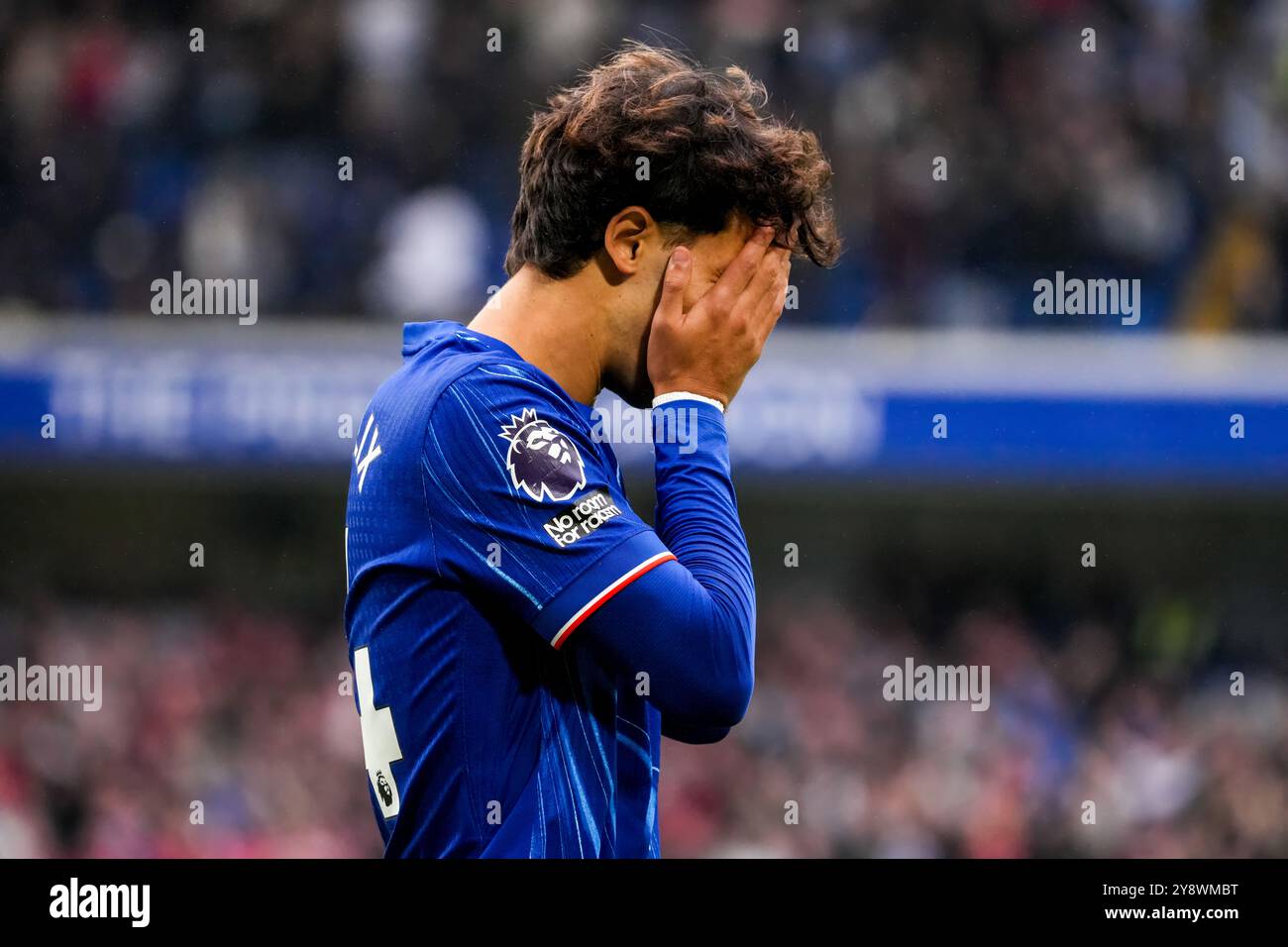 LONDON, ENGLAND - OCTOBER 6: Joao Felix of Chelsea FC rues a missed ...