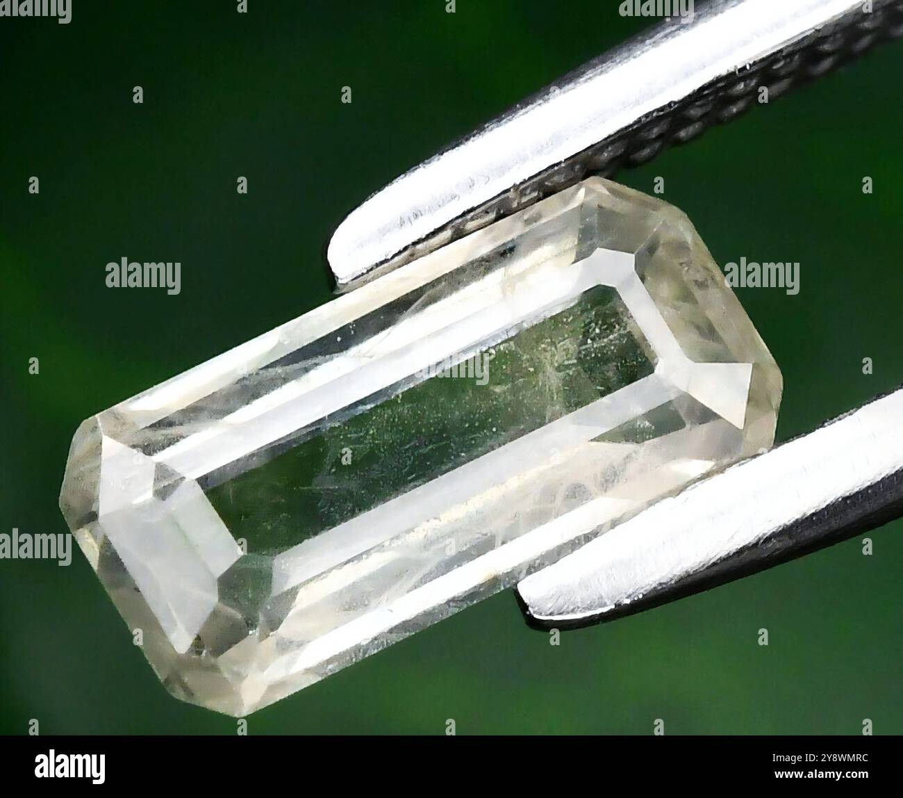 A Dazzling Clear Quartz Crystal Captivated by Fine Precision in Jewelry ...