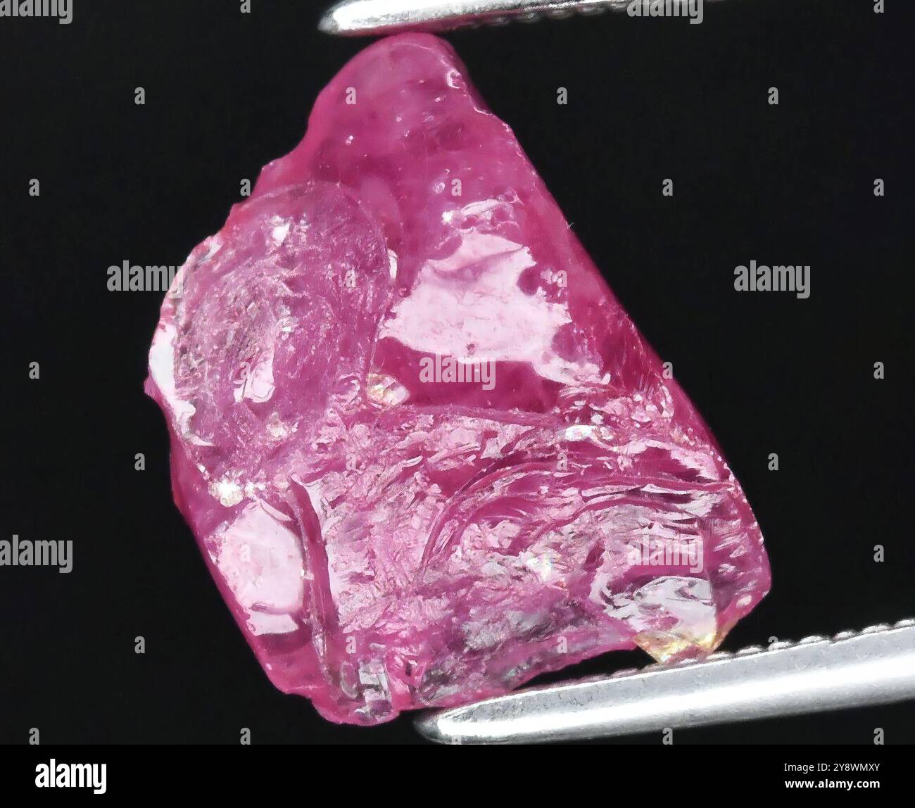 Radiant Ruby Gemstone Captured in Pristine Clarity Stock Photo - Alamy