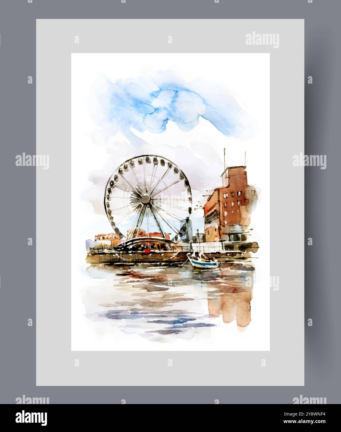 Gdansk carousel Stock Vector Images - Alamy