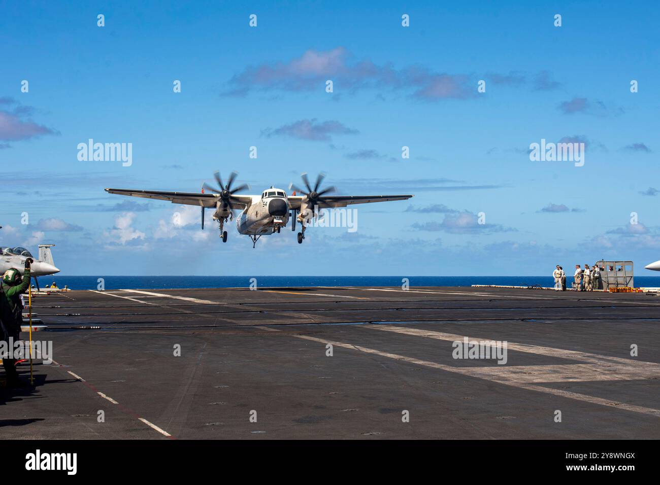PACIFIC OCEAN (Oct. 3, 2024) A C-2A Greyhound, attached to the ...