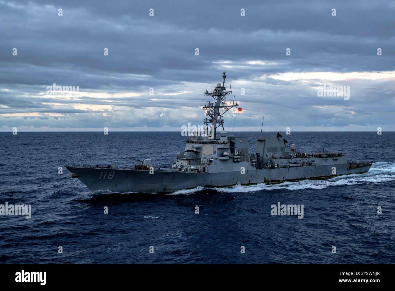 PACIFIC OCEAN (Oct. 2, 2024) The Arleigh Burke-class guided-missile ...