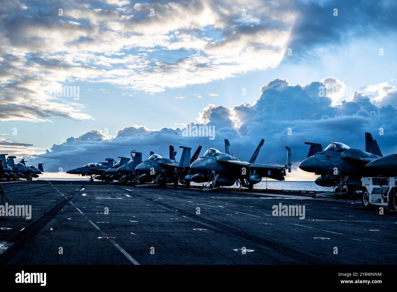 PACIFIC OCEAN (Oct. 2, 2024) The Nimitz-class aircraft carrier USS Theodore Roosevelt (CVN 71 ...