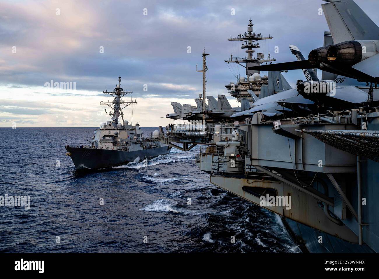 PACIFIC OCEAN (Oct. 2, 2024) The Arleigh Burke-class guided-missile ...