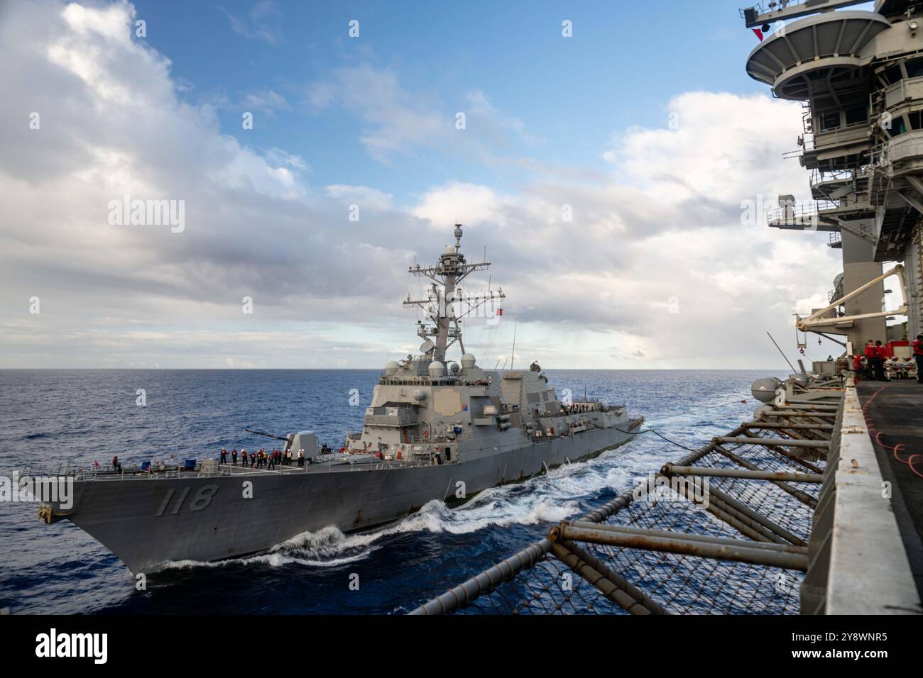 PACIFIC OCEAN (Oct. 2, 2024) The Arleigh Burke-class guided-missile ...