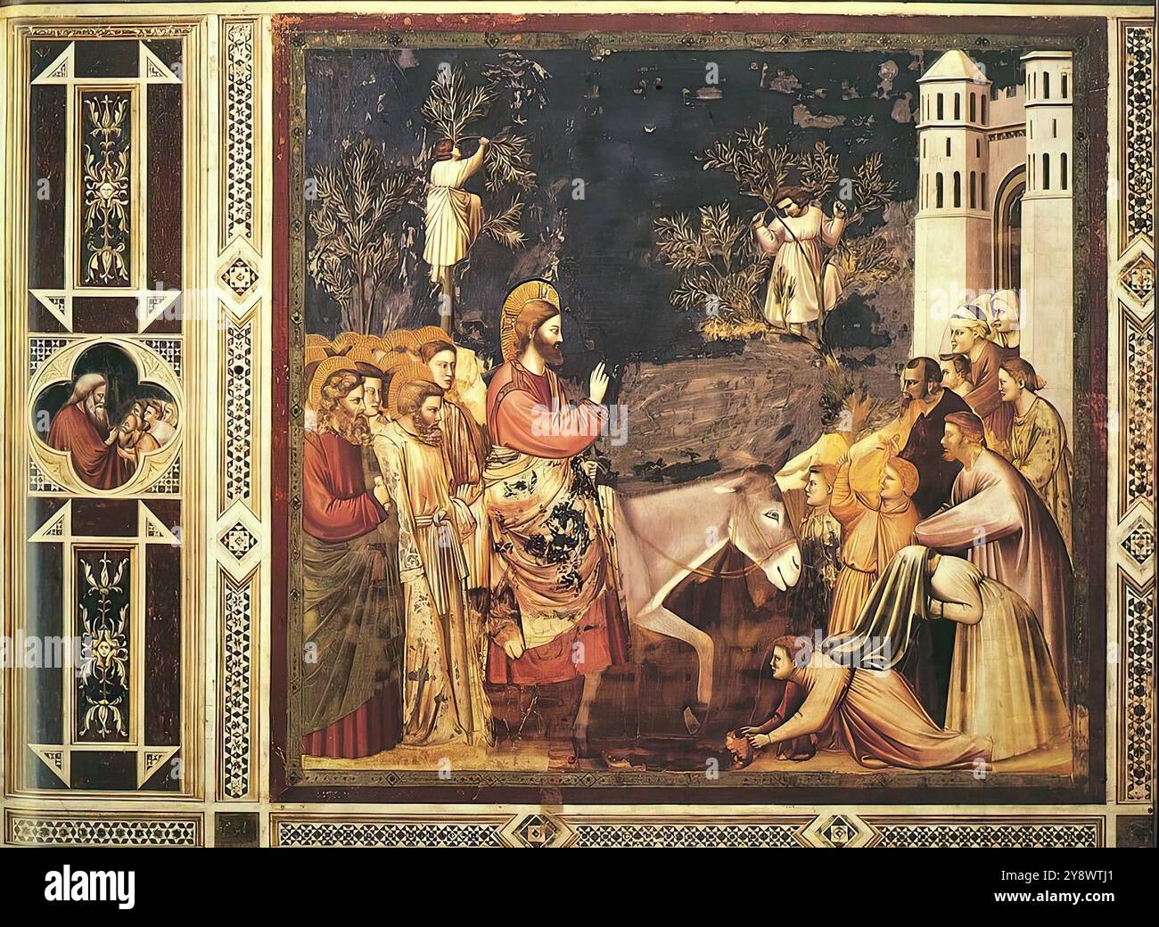 GIOTTO di Bondone (b. 1267, Vespignano, d. 1337, Firenze) No. 26 Scenes ...