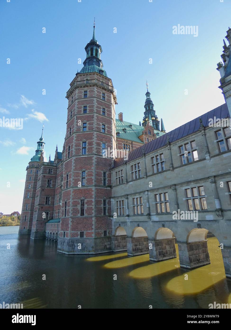 The renaissance Kronberg castle situated in the Danish town of ...