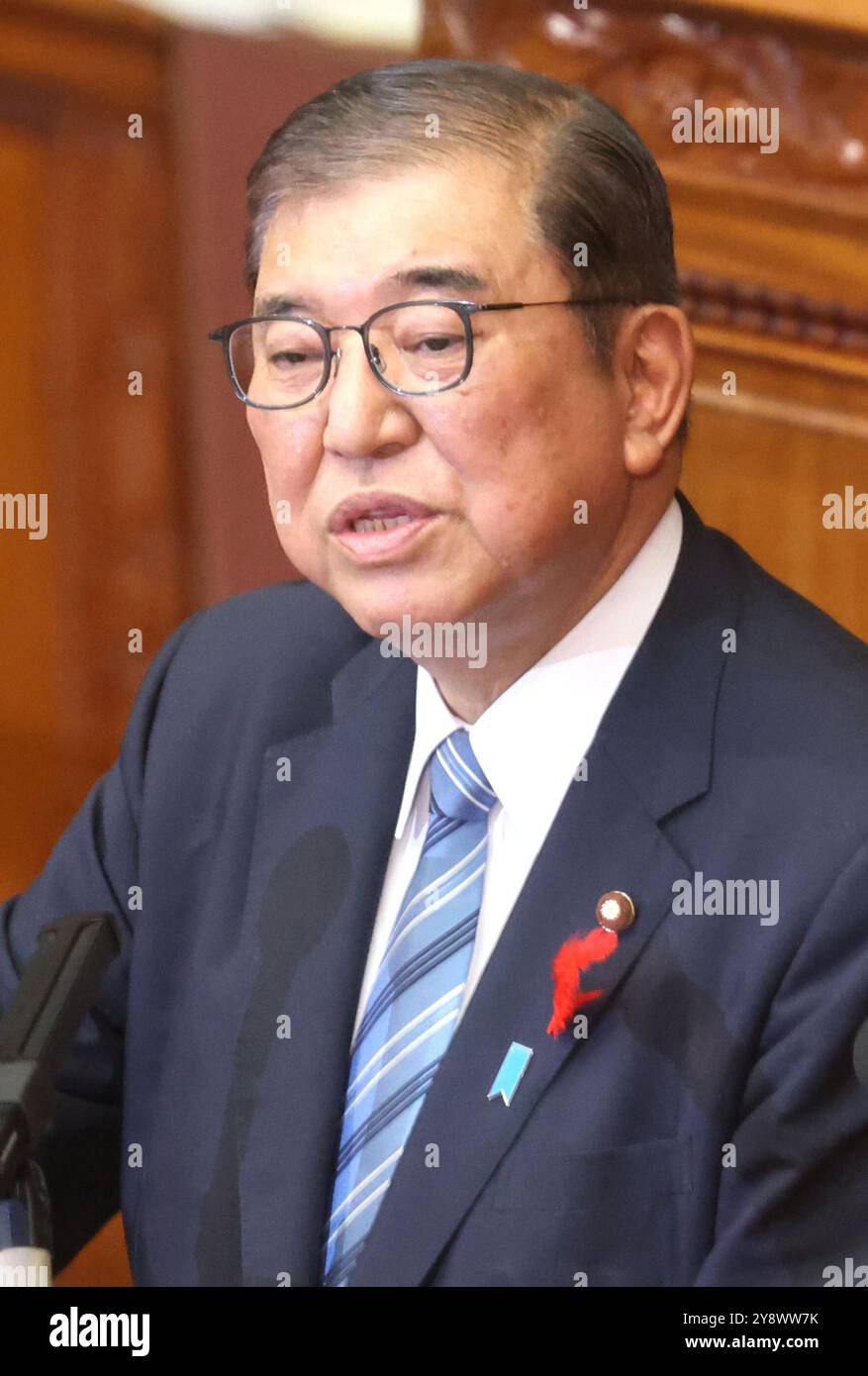 October 7, 2024, Tokyo, Japan - Japanese Prime Minister Shigeru Ishiba ...