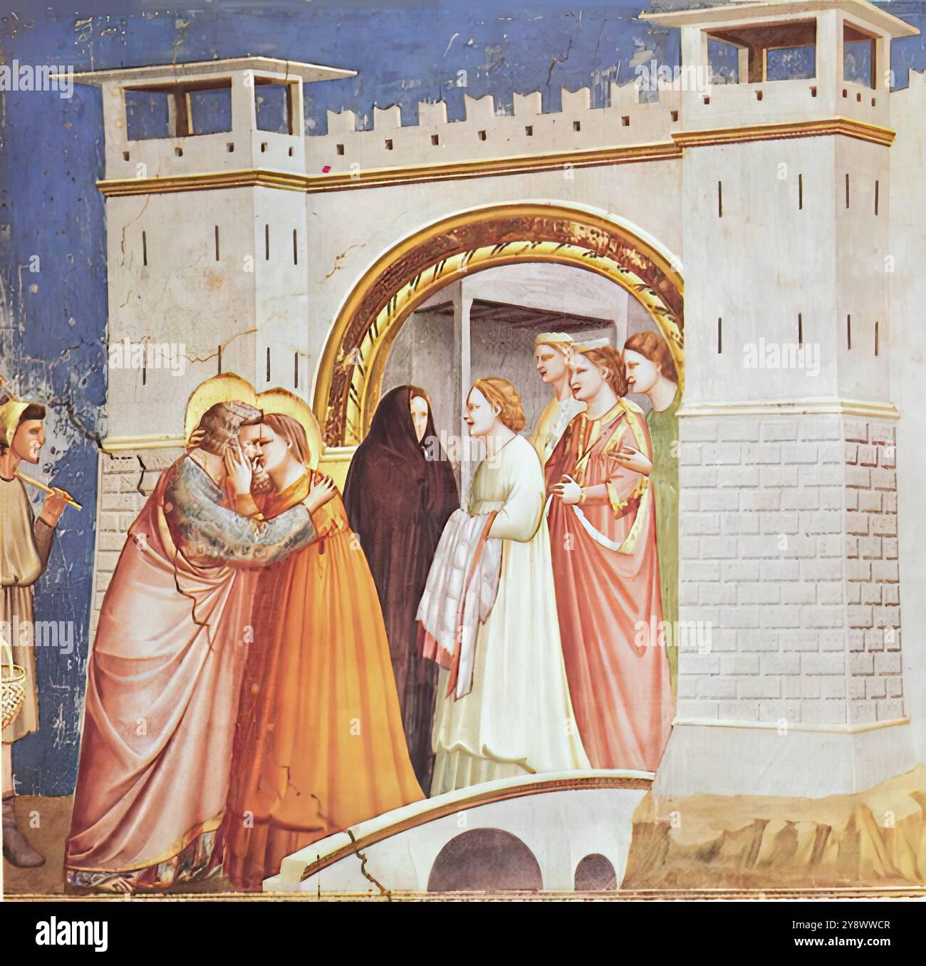 GIOTTO di Bondone (b. 1267, Vespignano, d. 1337, Firenze) No. 6 Scenes ...