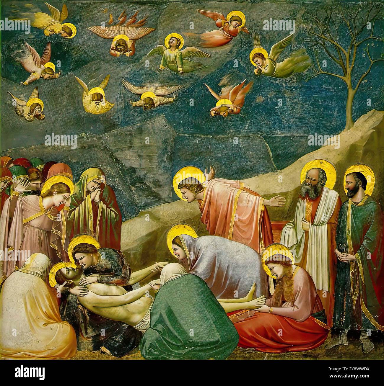 Lamentation of christ by giotto hi-res stock photography and images - Alamy