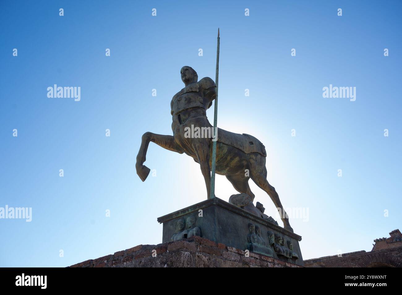 Centaur in the Forum in Pompeii, which was an ancient city near Naples ...