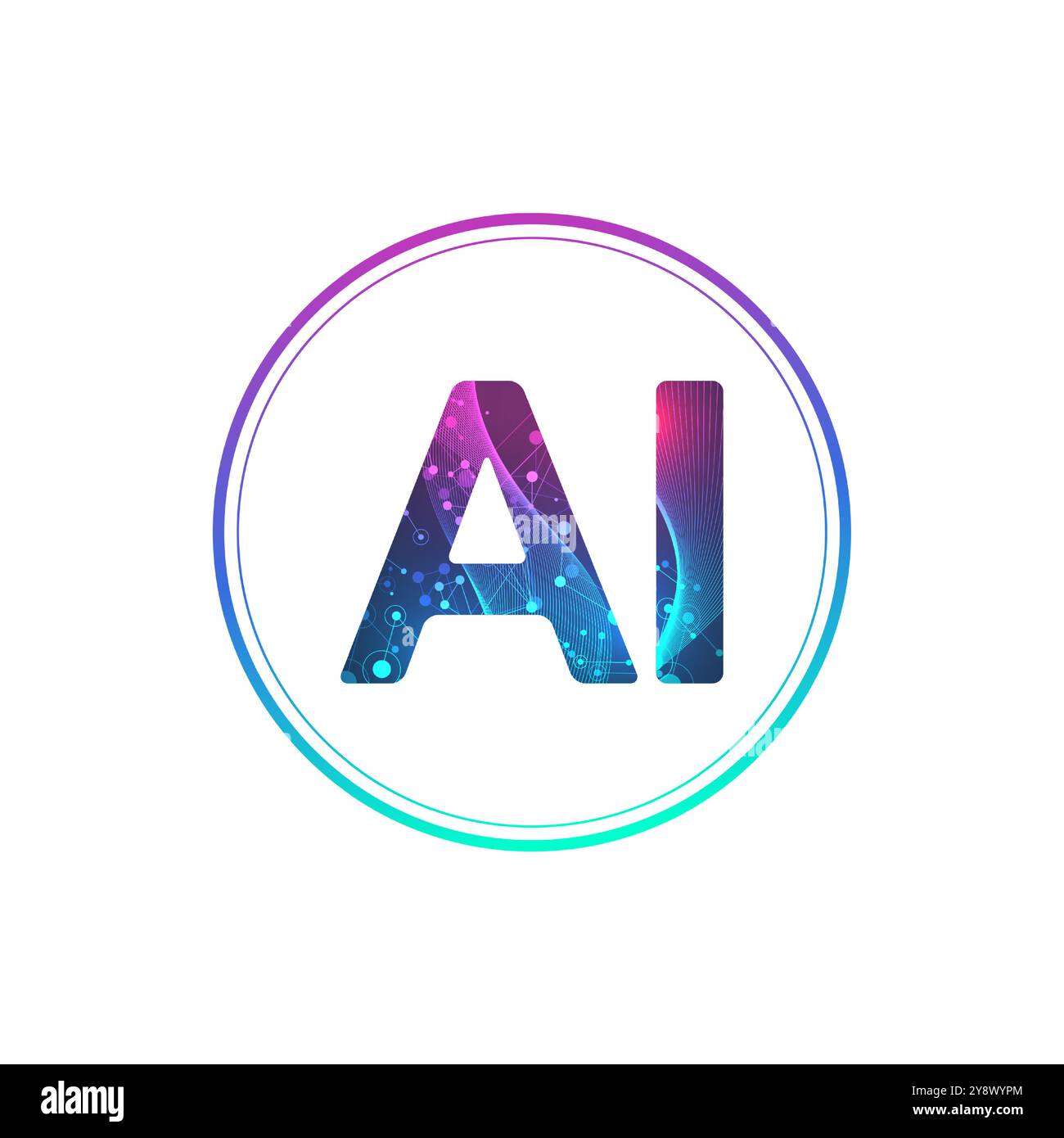 AI Banner Concept In The Digital Style. Generative Ideas Design Element ...