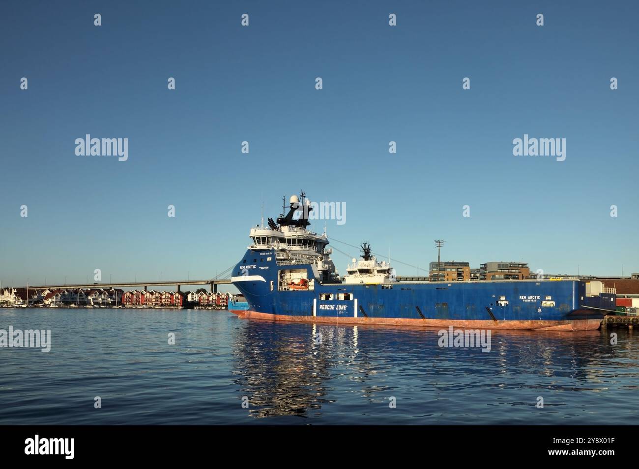 The "Rem Arctic" Offshore Tug / Supply Ship moored at Stavanger, Norway ...