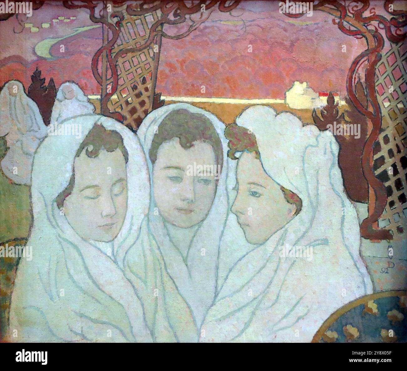 Triple Portrait of Marthe (1892) Maurice Denis Stock Photo - Alamy