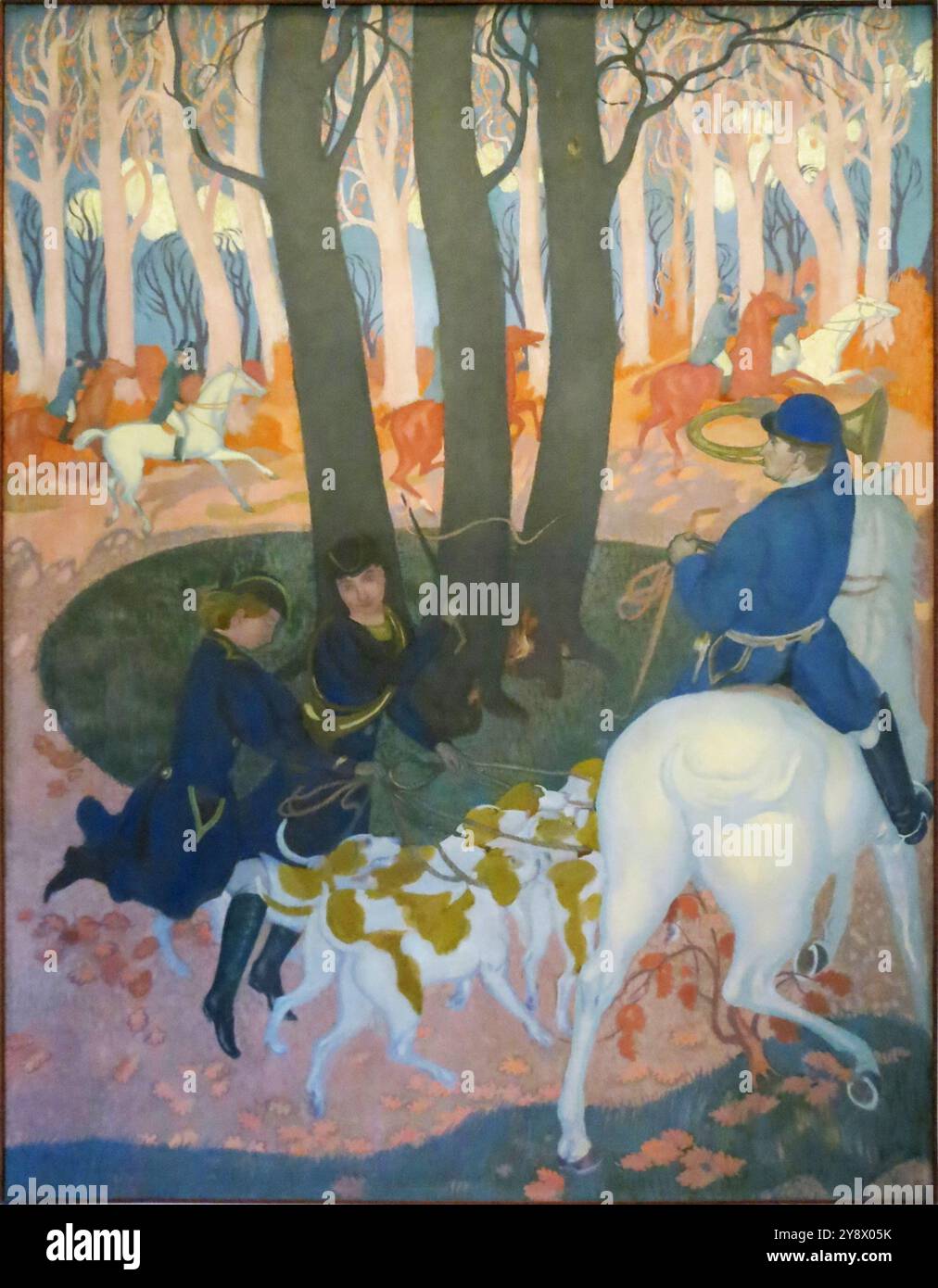 Second panel from The Legend of St. Hubert (1895-97) Maurice Denis ...