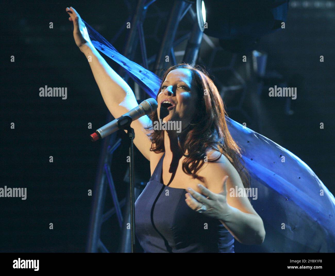 Shirley Clamp Swedish singer during the Swedish selection for ...