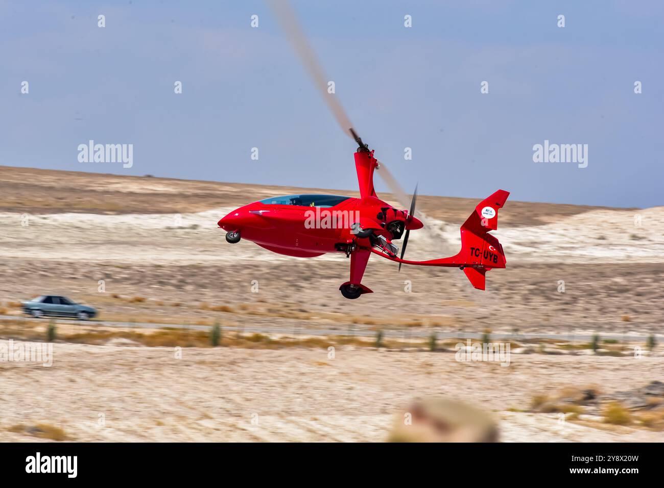 Gyrocopter, Autogyro gyroplane at Airshow Stock Photo - Alamy