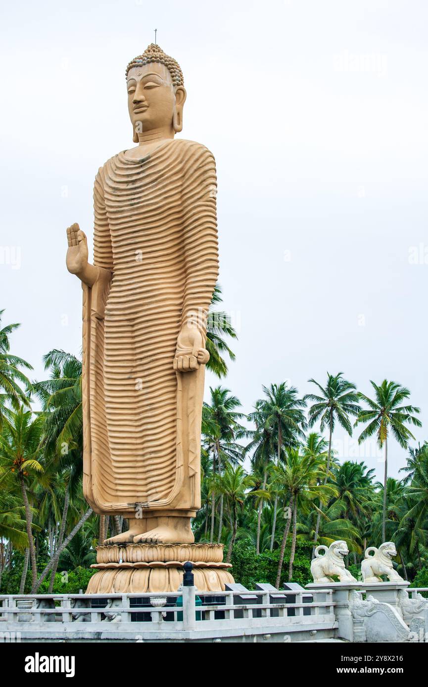 Statue of Buddha at the Tsunami Honganji Vihara Buddhist temple near ...