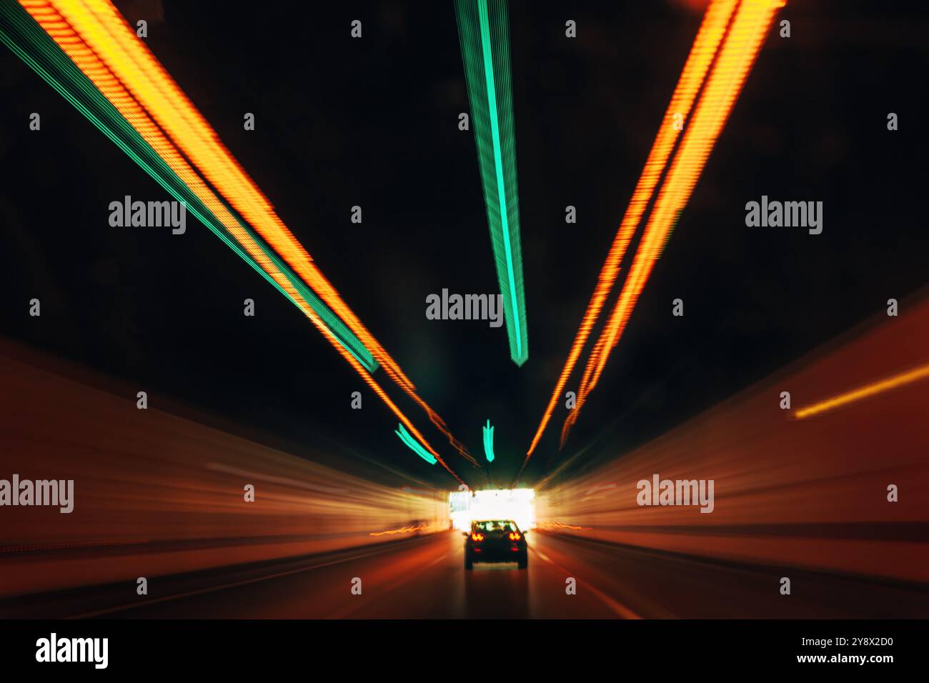 Tunnel road background hi-res stock photography and images - Alamy