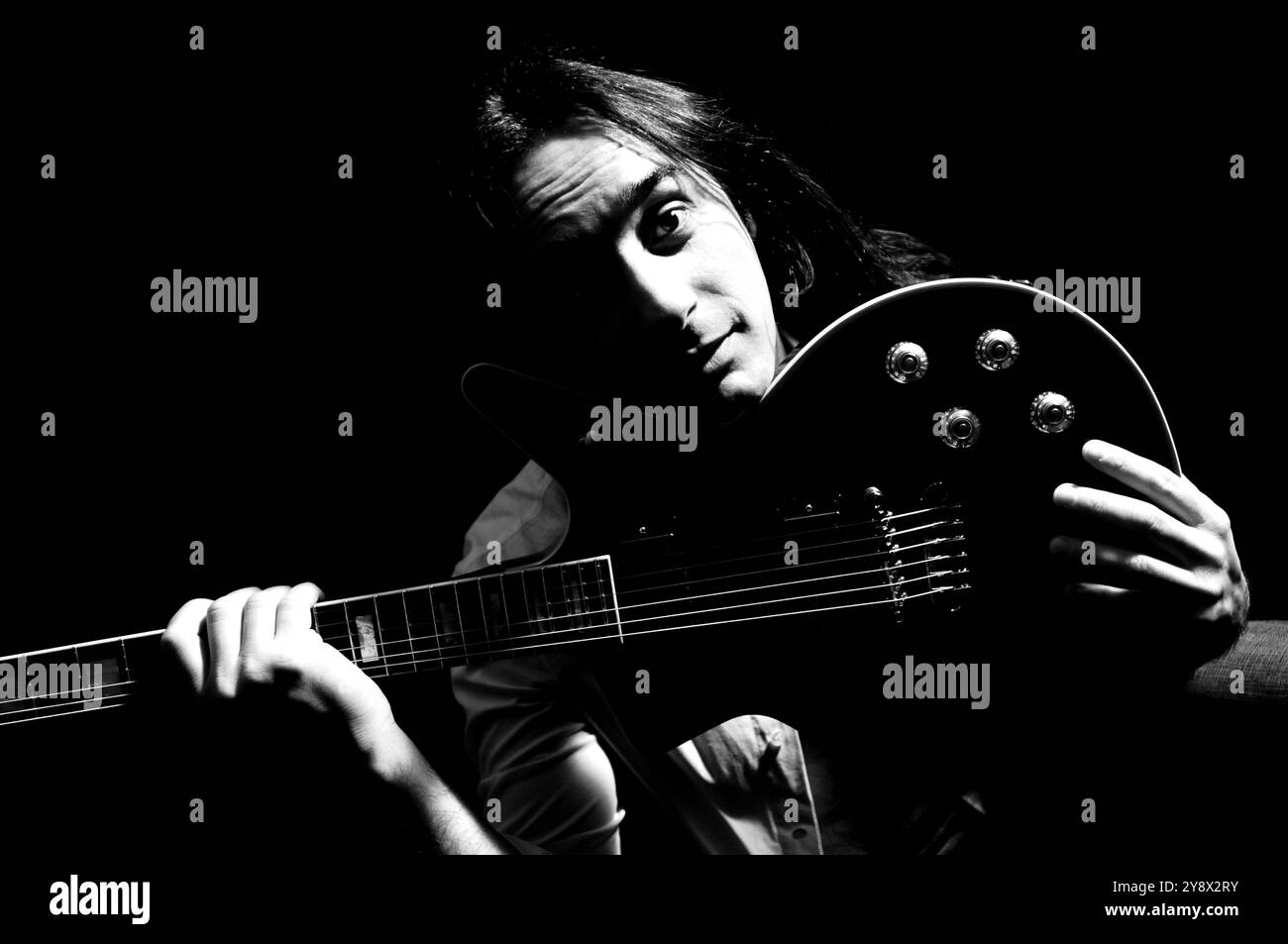 Milan Italy 02/04/2009:Tommy Massara, guitarist of the Italian metal ...