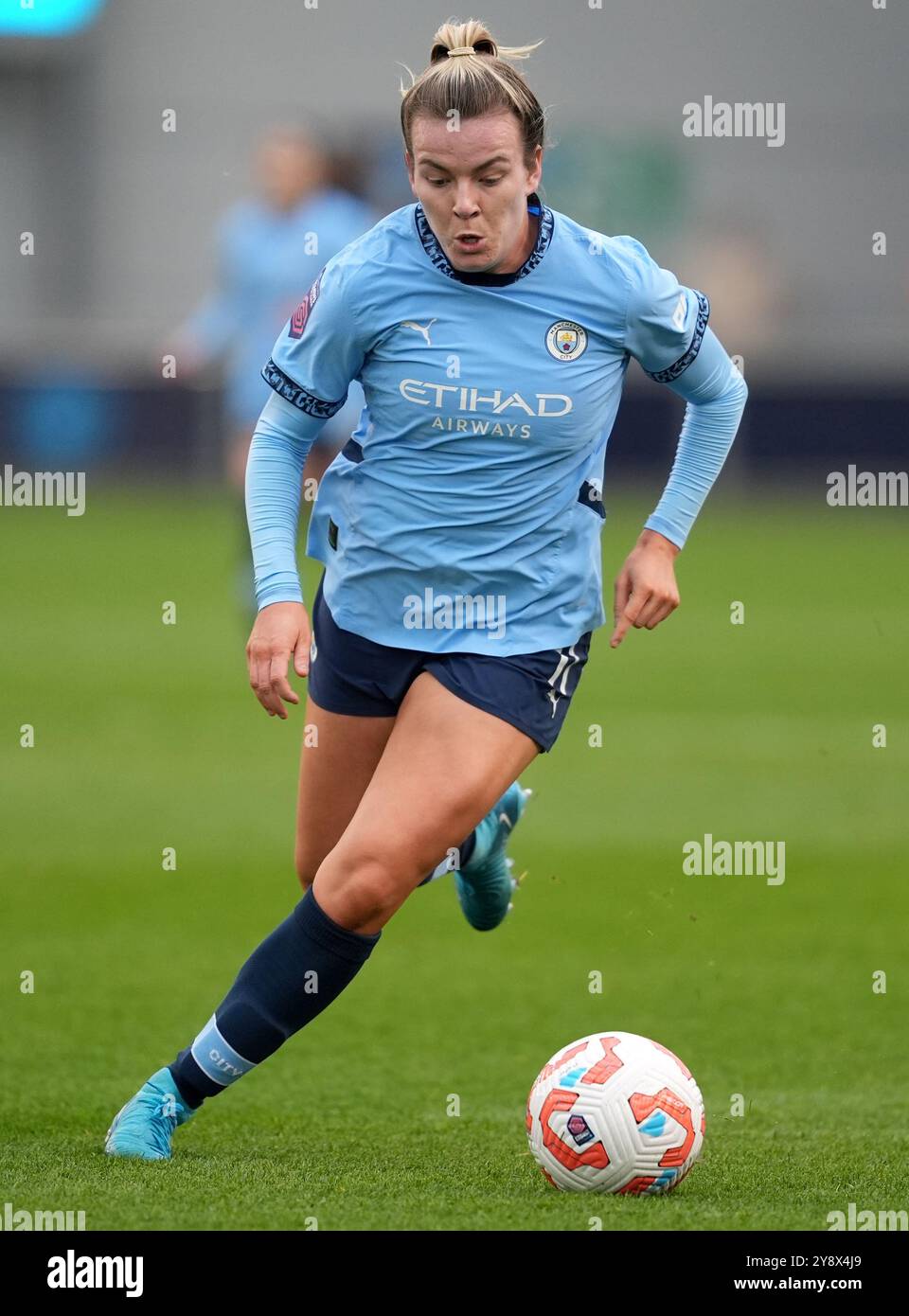 Manchester City's Lauren Hemp during the Women's Super League match at ...