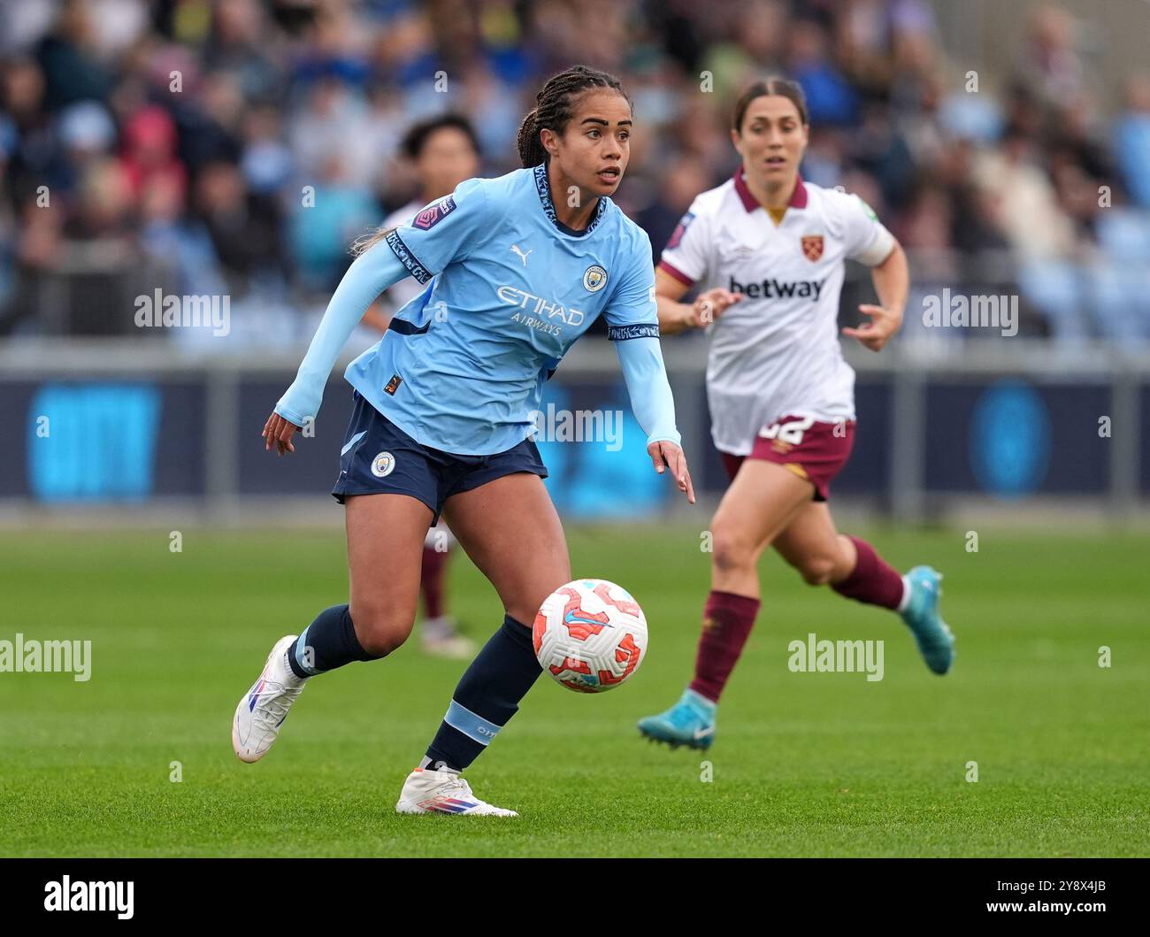 Manchester City's Mary Fowler during the Women's Super League match at ...
