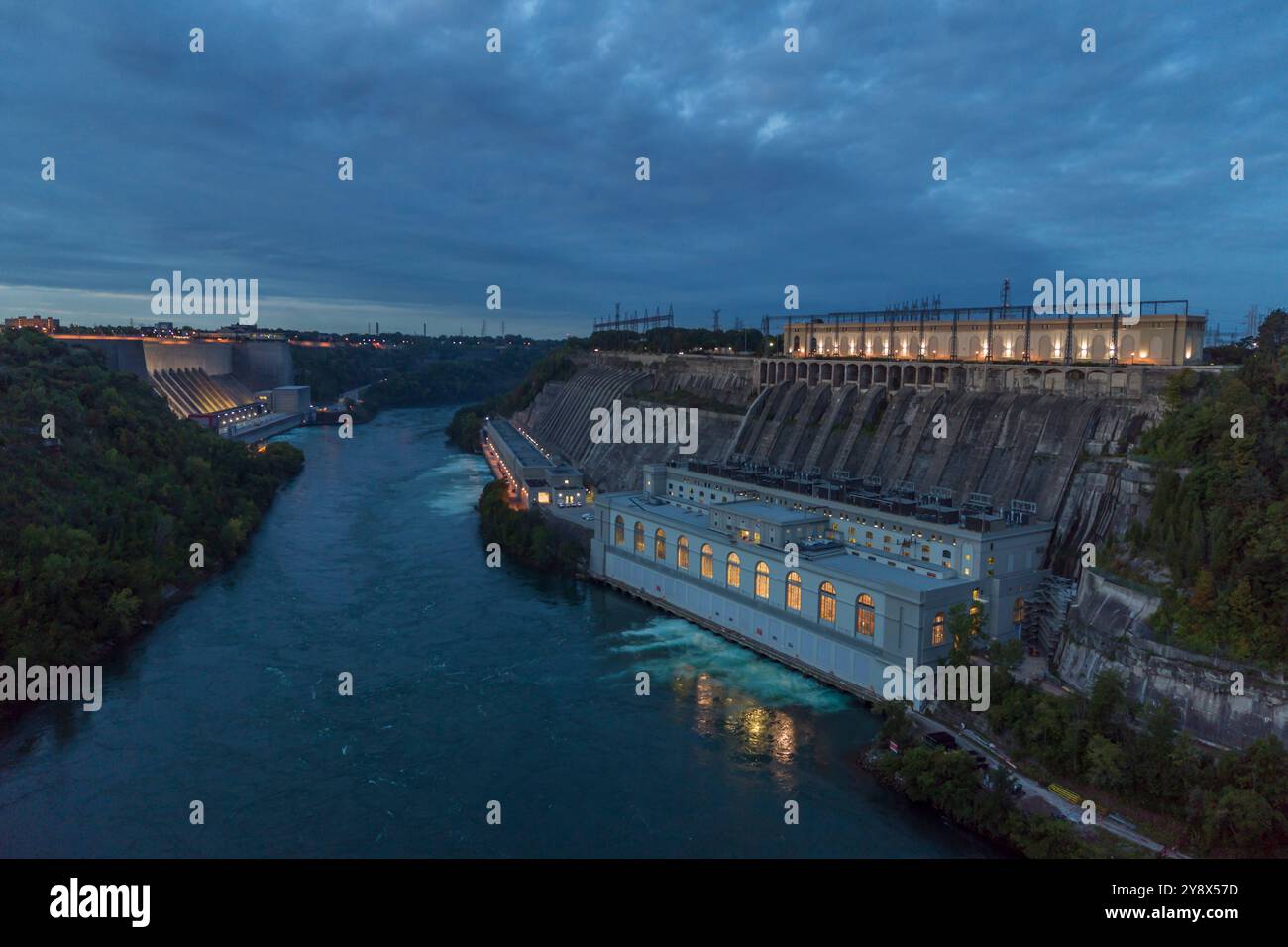 Sir Adam Beck Hydoelectic Generating Stations, Canada, Niagara River ...