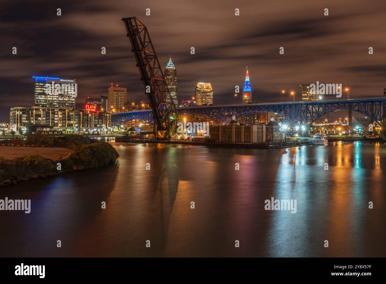 Cuyahoga River, Cleveland, Ohio Stock Photo - Alamy