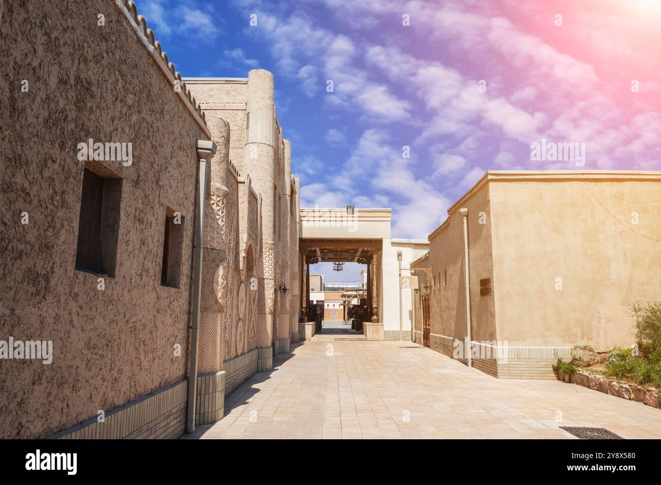 Old street in Tashkent, Uzbekistan Stock Photo - Alamy