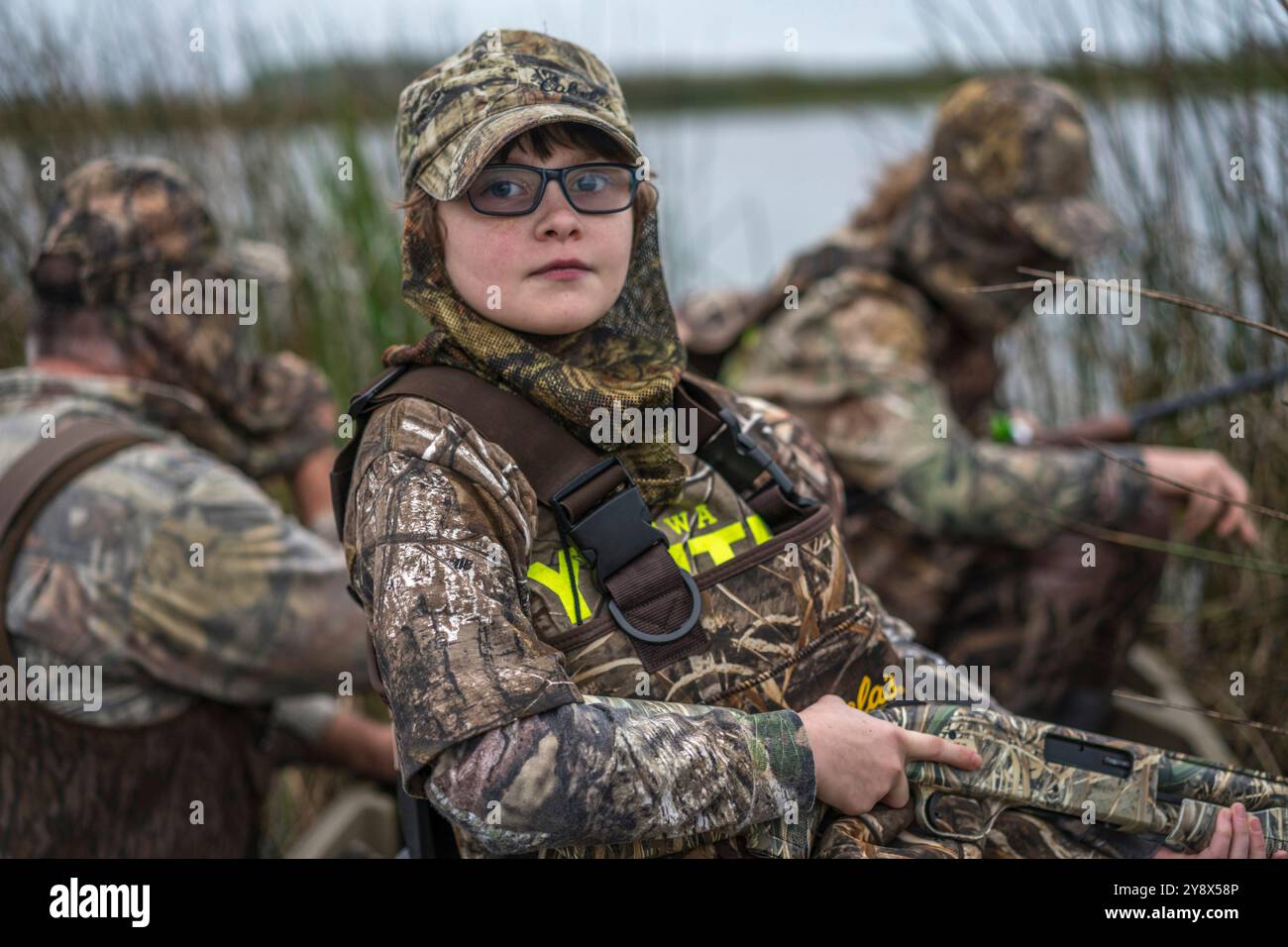 Young Hunter Rachael Fuller, 11 at Ottawa National Wildlife Refuge ...
