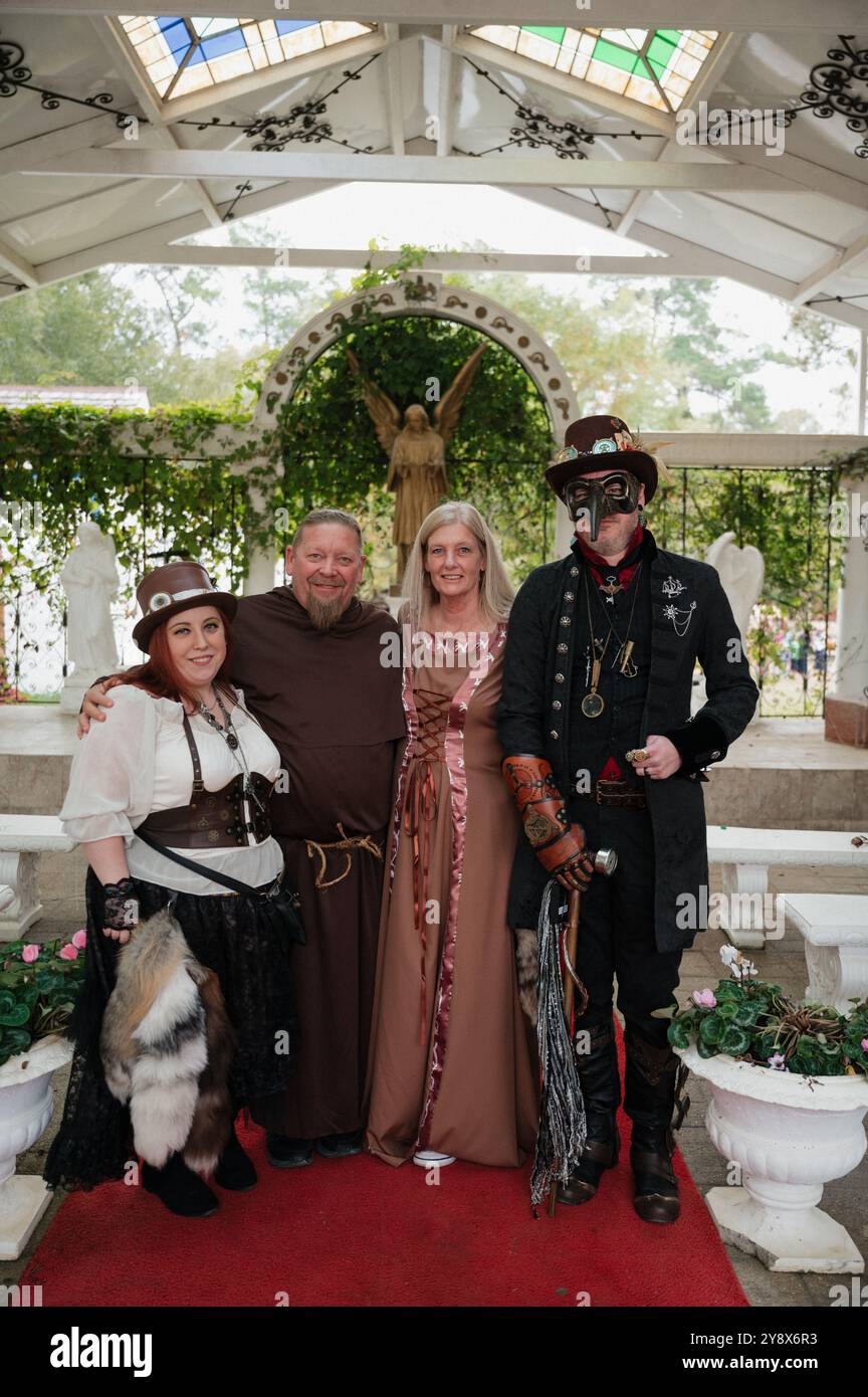 Renaissance Faire Theme Wedding Ceremony Stock Photo - Alamy