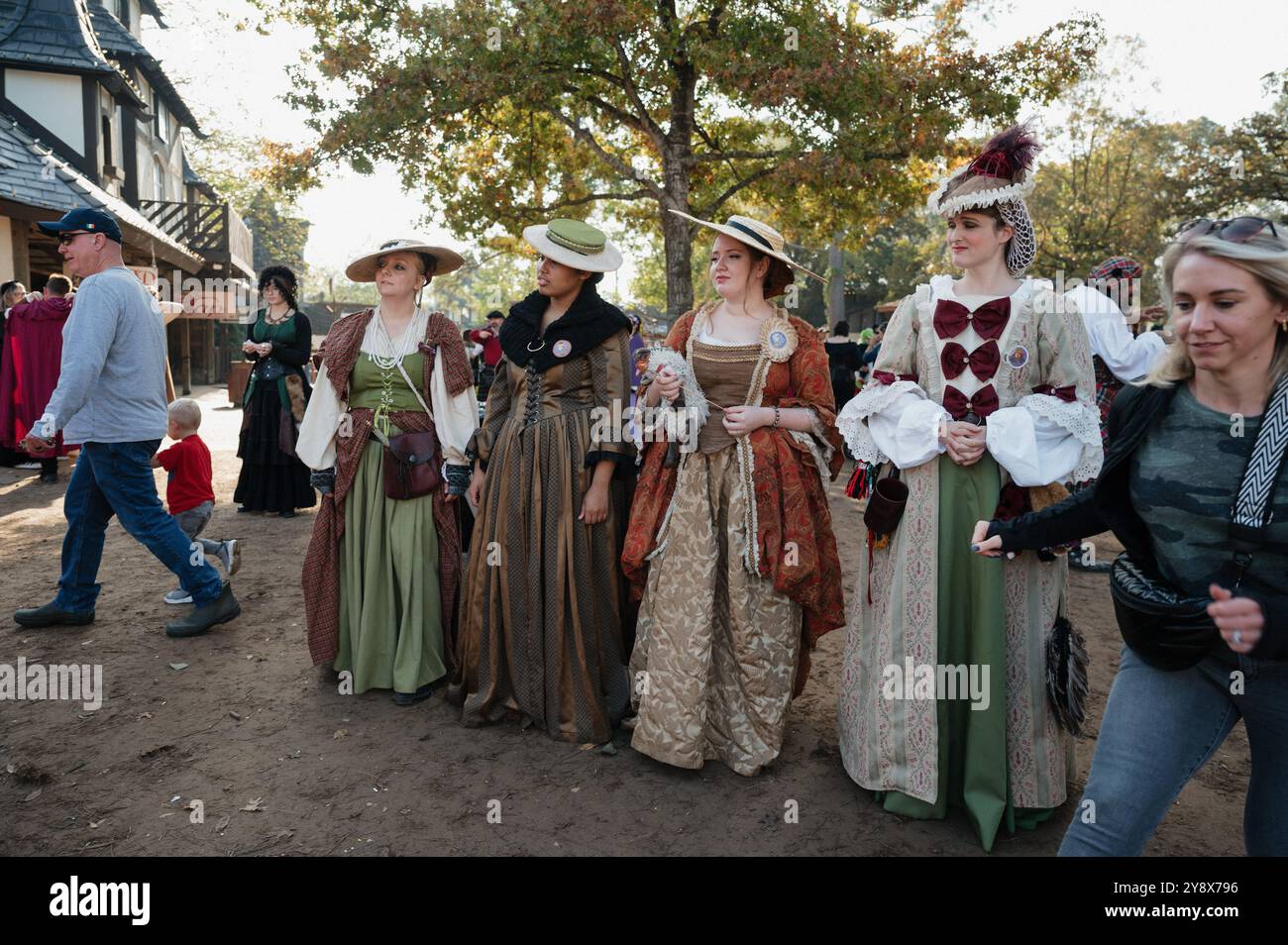 Medieval Themed Texas Renaissance Festival Performers Stock Photo - Alamy