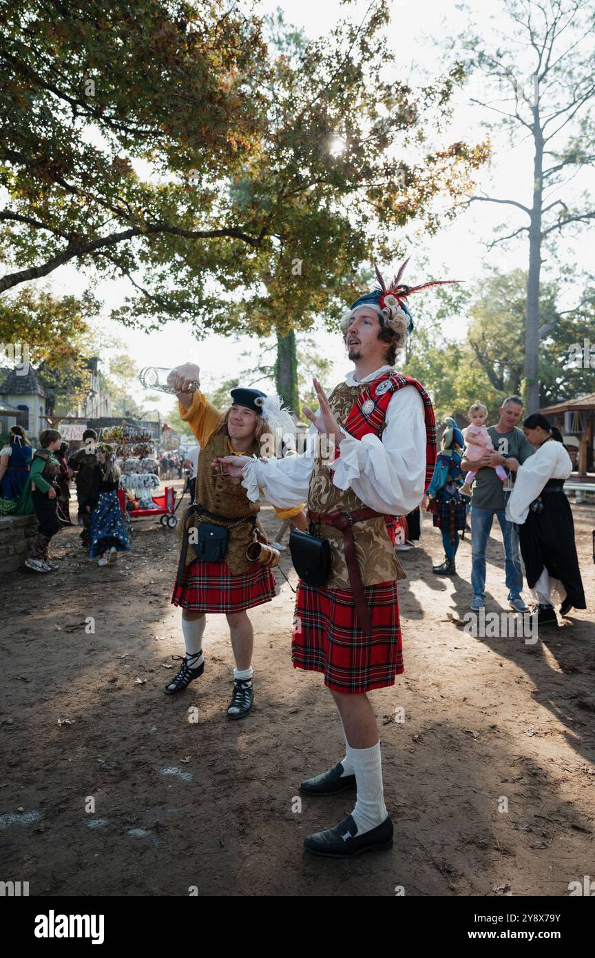 Medieval Themed Texas Renaissance Festival Stock Photo - Alamy