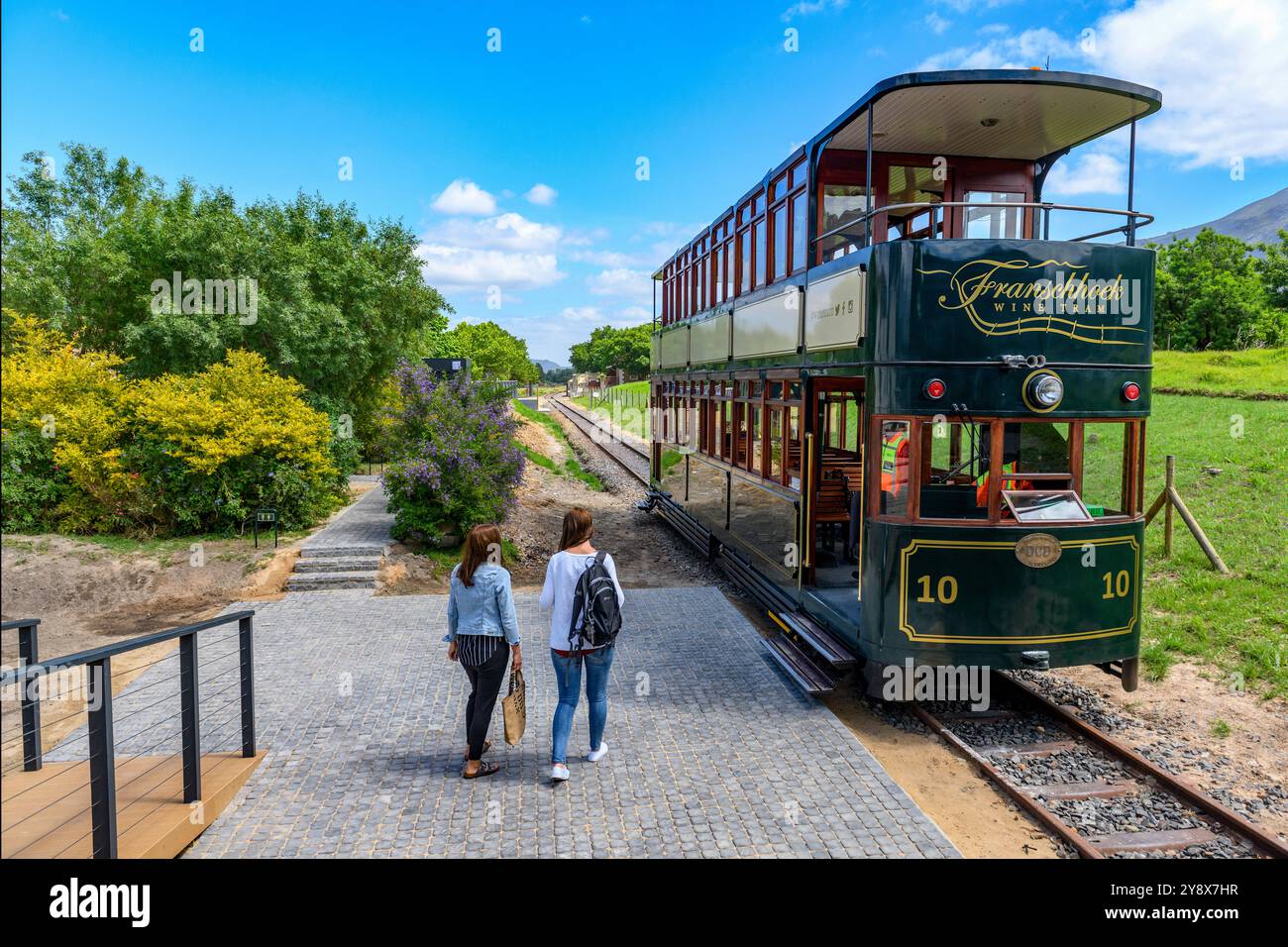 Franschhoek Wine Tram, South Africa in early November Stock Photo - Alamy