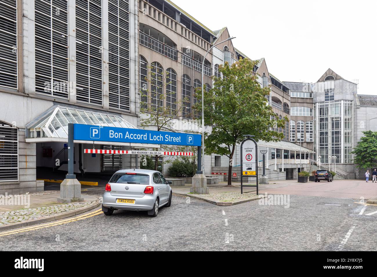 The Loch Street car park at the Bon Accord shopping centre in the city ...