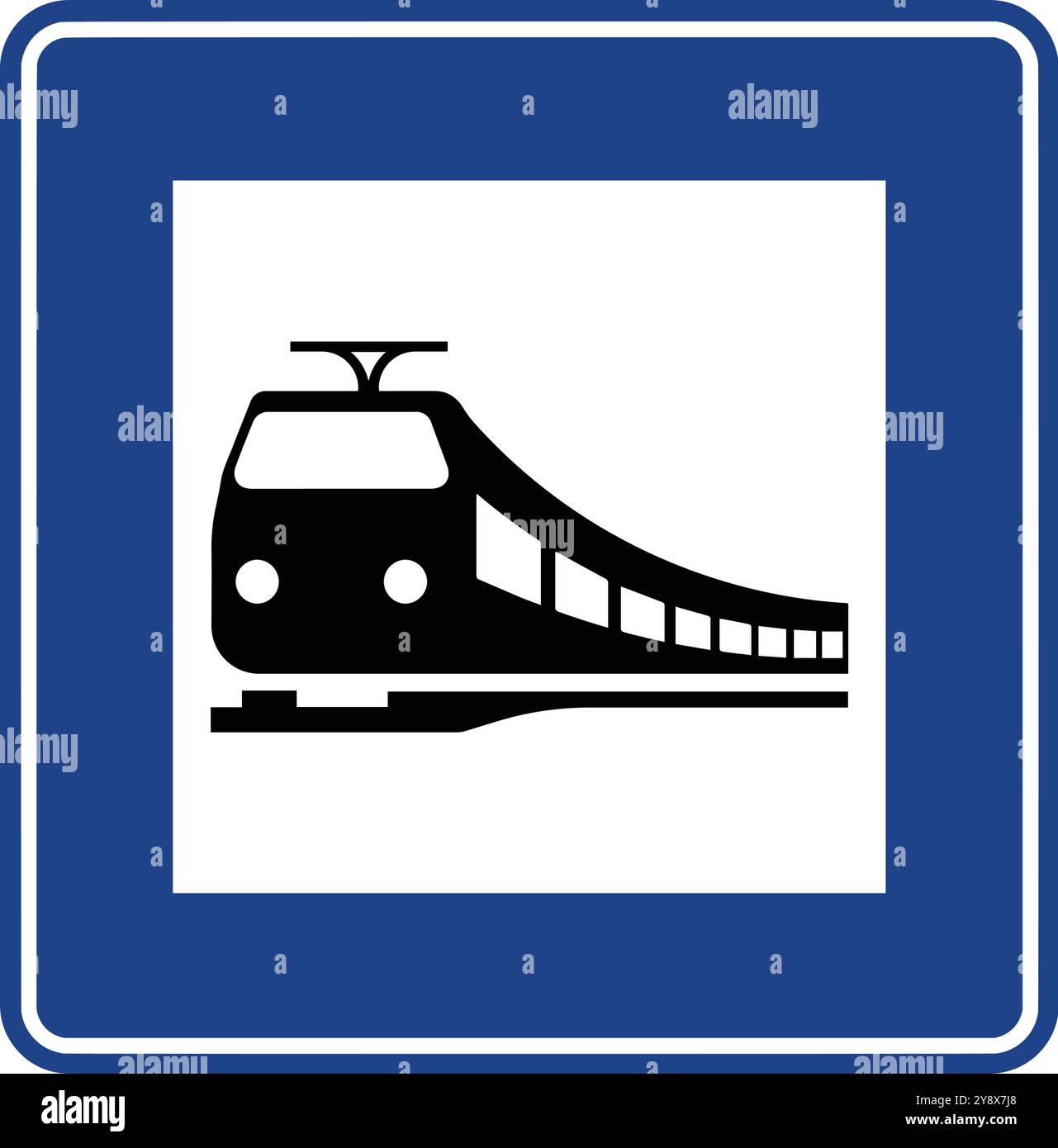 Station, Information signs, Road signs in Turkey. Standard traffic ...