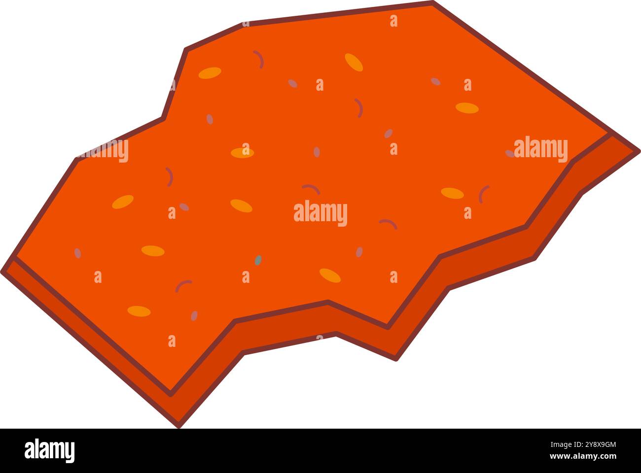 Bauxite mineral rock icon. Editable vector Stock Vector Image & Art - Alamy